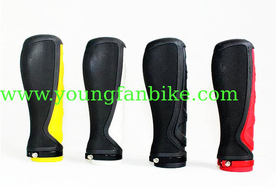 New Design Ergonomic Bicylce MTB High Quanlity Rubber&Alloy Lock Grips Components Bar End Handlebars Push On Soft Grips