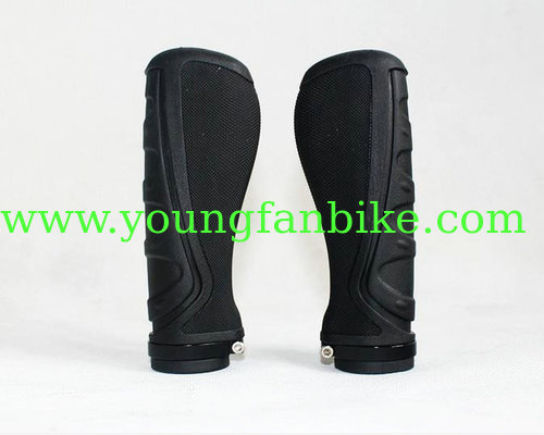 New Design Ergonomic Bicylce MTB High Quanlity Rubber&Alloy Lock Grips Components Bar End Handlebars Push On Soft Grips