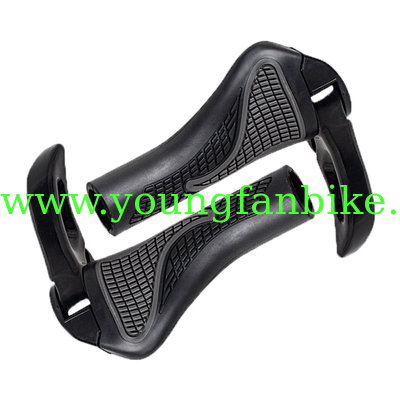 New Design Bicylce MTB bike TPR Rubber&Alloy Sheep Angle Grips Ergonomic Components Bar End Handlebars Push On Soft Grip