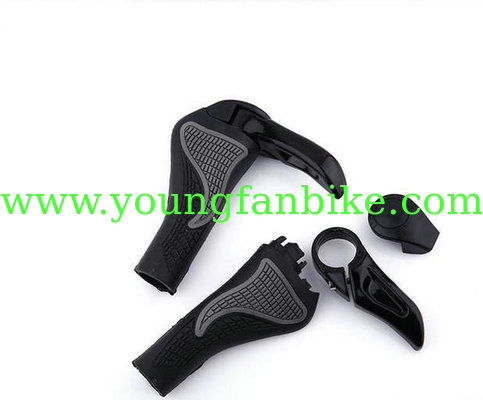 New Design Bicylce MTB bike TPR Rubber&Alloy Sheep Angle Grips Ergonomic Components Bar End Handlebars Push On Soft Grip