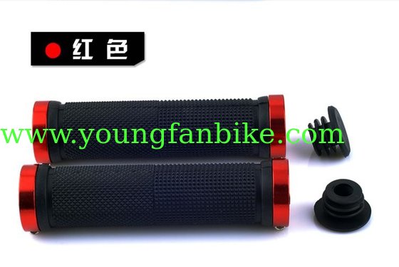 New Arrival  Environmental TPR Rubber&Alloy Handlebar Grips Lock Road bike MTBCycling Bicycle Comfort Antislip Handle