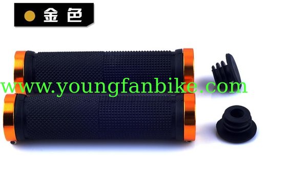 New Arrival  Environmental TPR Rubber&Alloy Handlebar Grips Lock Road bike MTBCycling Bicycle Comfort Antislip Handle