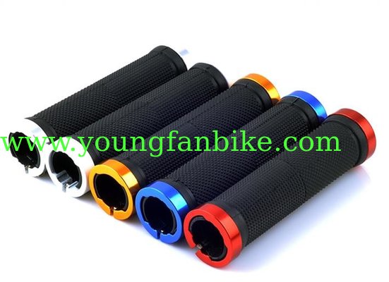 New Arrival  Environmental TPR Rubber&Alloy Handlebar Grips Lock Road bike MTBCycling Bicycle Comfort Antislip Handle
