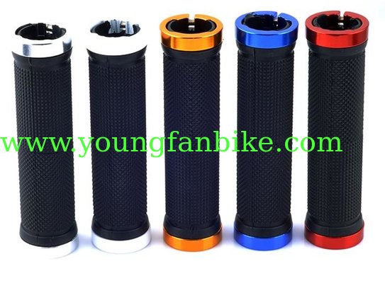 New Arrival  Environmental TPR Rubber&Alloy Handlebar Grips Lock Road bike MTBCycling Bicycle Comfort Antislip Handle