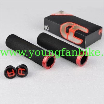 New Arrival  Environmental TPR Rubber&Alloy Handlebar Grips Lock Road bike MTBCycling Bicycle Comfort Antislip Handle