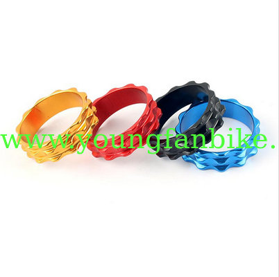 Alloy material 5/10/15/20mm MTB Mountain Bikes Road Bicycles Aluminum CNC Headset Stem Spacer 28.6mm Fork Washer Cap