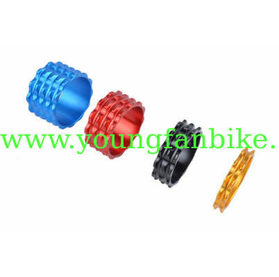 Alloy material 5/10/15/20mm MTB Mountain Bikes Road Bicycles Aluminum CNC Headset Stem Spacer 28.6mm Fork Washer Cap