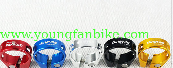 Titanium Light Bicycle Seat Post Clamp Bicycle Parts 19g 28.6/30.2/31.8mm/34.9mm Seatpost Clamping For MTB Road Bike