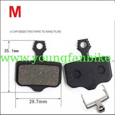 Semi-metal Disc Brake Clips for MTB Bicycle Disc Brake Pads for SHIMANO Cassette