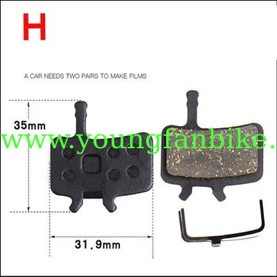 Semi-metal Disc Brake Clips for MTB Bicycle Disc Brake Pads for SHIMANO Cassette