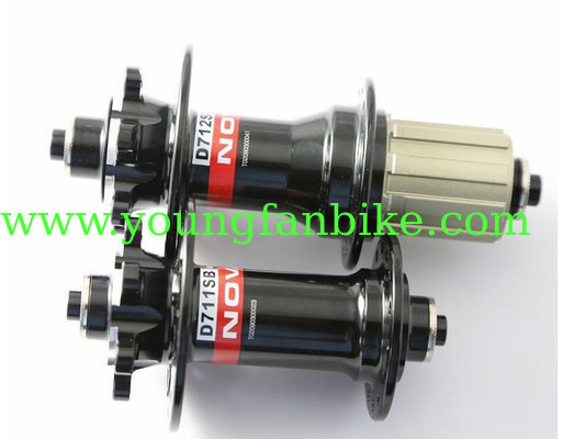 Novatec Hub D711SB D712SB ultra-light disc brake bearing MTB mountain bike hubs 28h 32h Red Black color with Skewers