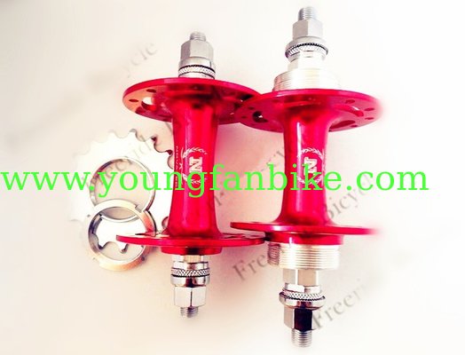 Novatec A165SBT/F166SBT Fixed Gear Hubs O.L.D 100/120mm for Track bike Wheel Filp Flop 20/24 32h Freewheel in Black Red