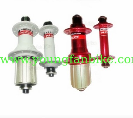 Light Novatec A291SB/F482SB aluminum hubs for road bike Shimano Cassette 20/24 holes with quick release