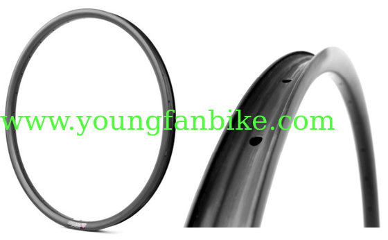 Widest 27.5er MTB Carbon Hookless Rims 50mm Width 30mm depth Benocenna 650B clincher Mountain Bike wheel Tire