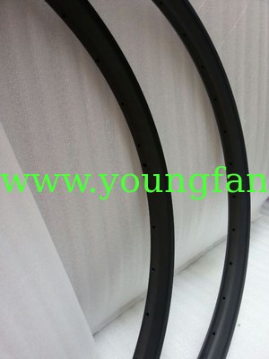 Rim 27.5inch Hookless 35MM Wide 25.5mm Depth ud matt full carbon MTB bicycle clincher RIMS for mountain bike