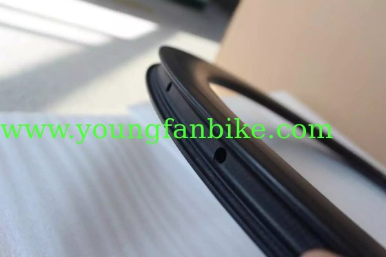 Carbon Clincher Compatible Tubuless Rims 700C 56MM 25mm Wide Road Bicycle Ruedas carbono carretera Compatible for V&Dis