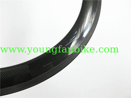 Carbon Clincher Compatible Tubuless Rims 700C 60MM 25mm Wide Road Bicycle Ruedas carbono carretera Compatible for V&Disc