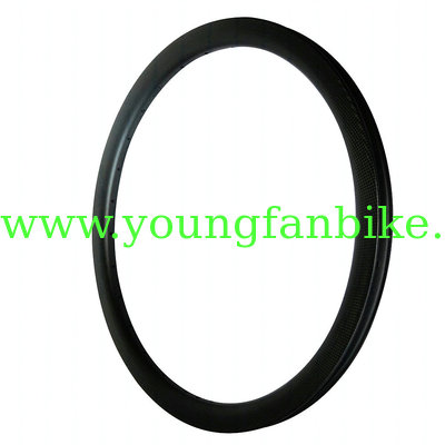 Carbon Clincher Compatible Tubuless Rims 700C 60MM 25mm Wide Road Bicycle Ruedas carbono carretera Compatible for V&Disc