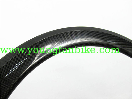 Carbon Clincher Compatible Tubuless Rims 700C 60MM 25mm Wide Road Bicycle Ruedas carbono carretera Compatible for V&Disc
