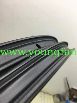 Clincher Compatible Tubuless Rim 700C 38MM 25mm Wide Road Bicycle Carbon Clincher Tubuless Rims Used for V&Disc Brake
