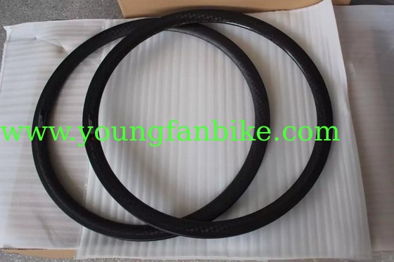Clincher Compatible Tubuless Rim 700C 38MM 25mm Wide Road Bicycle Carbon Clincher Tubuless Rims Used for V&Disc Brake