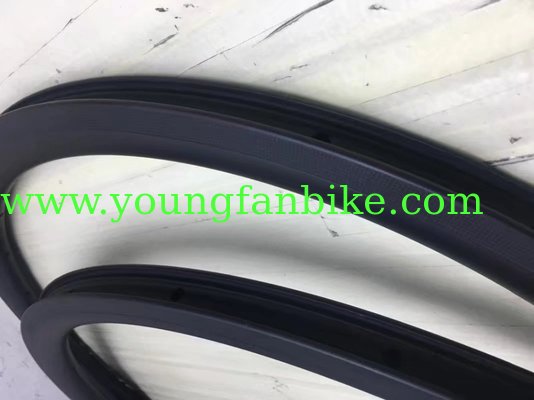 Clincher Compatible Tubuless Rim 700C 38MM 25mm Wide Road Bicycle Carbon Clincher Tubuless Rims Used for V&Disc Brake