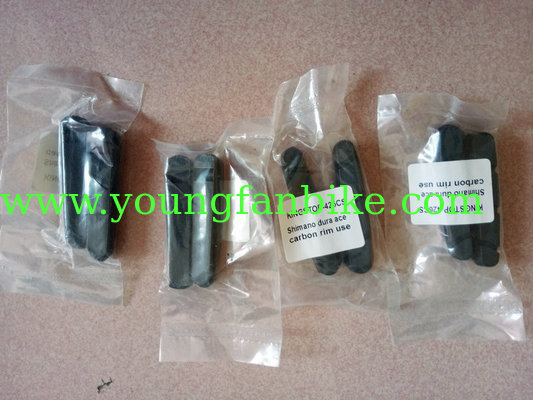 brake pads replacement for carbon road bike wheel cork wood material shima promotion wed use and BLACK color