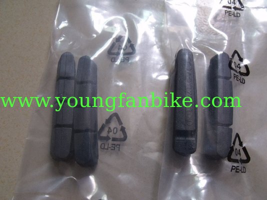 brake pads replacement for carbon road bike wheel cork wood material shima promotion wed use and BLACK color