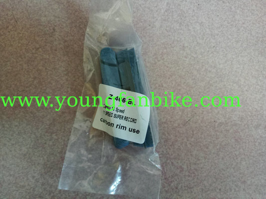 BLUE Color brake pads replacement for carbon road bike wheel cork wood material shiman &campygnolo cassette body