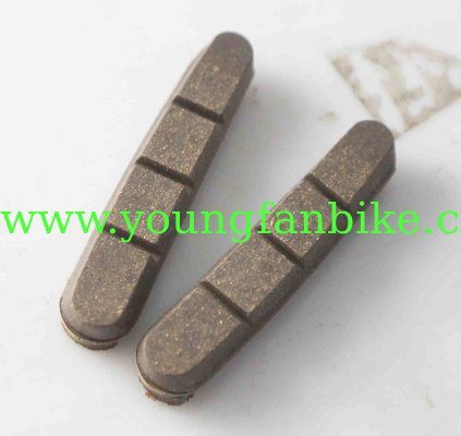 brown Color brake pads replacement for carbon road bike wheel cork wood material shiman &campygnolo cassette body