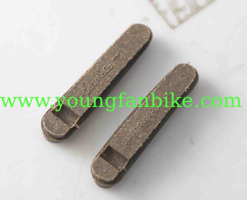 brown Color brake pads replacement for carbon road bike wheel cork wood material shiman &campygnolo cassette body