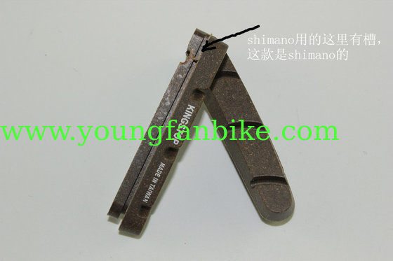 brown Color brake pads replacement for carbon road bike wheel cork wood material shiman &campygnolo cassette body