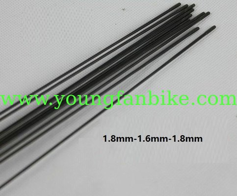 DT swiss Competition spoke 2.0/1.8 round spoke J-bend /straight pull head spokes 210-310mm black/silver color