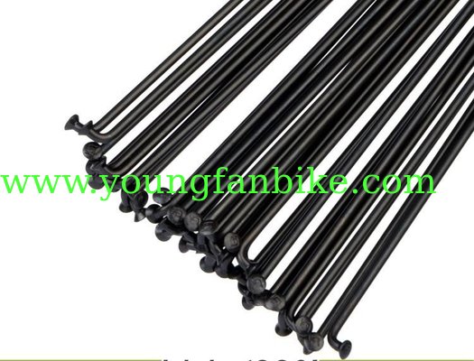 DT swiss Competition spoke 2.0/1.8 round spoke J-bend /straight pull head spokes 210-310mm black/silver color