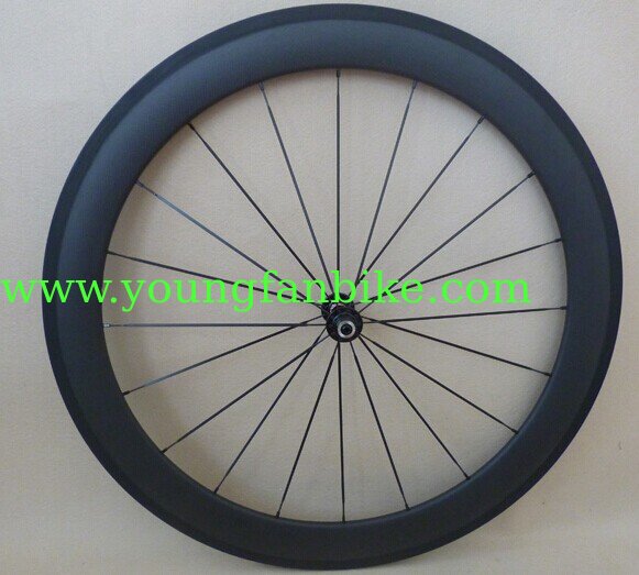 super light  hot sale YOUNGFANBIKE 60mm Tubular 700c road bike carbon wheel 23mm width