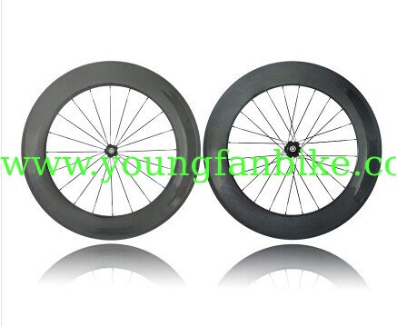 Hot sale YOUNGFANBIKE factroy price 700c 88MM Carbon Tubular wheelset width 23mm road bike