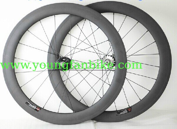 High quality 700c track bicyle for clincher or tubular carbon wheelset  60mm*23mm wheels