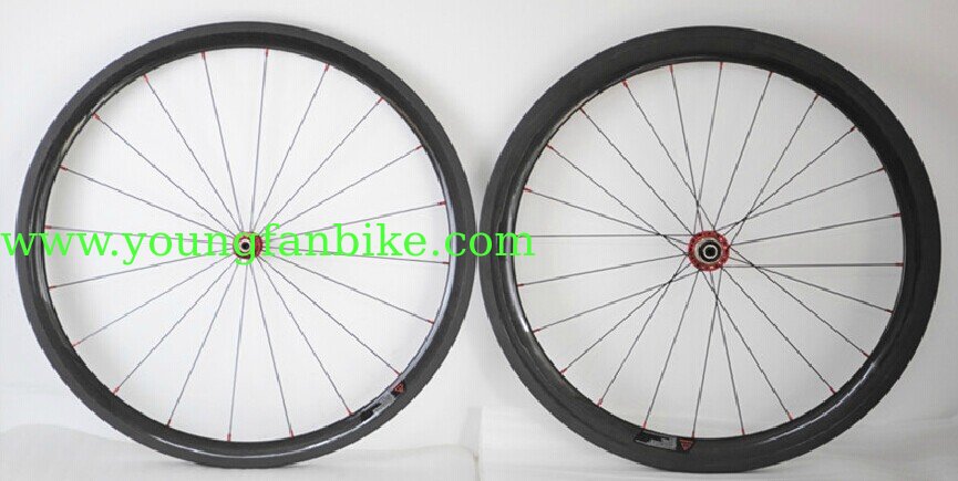 2014 hot sale special assemble 700c carbon wheels 38mm+50mm 23mm clincher for road bike