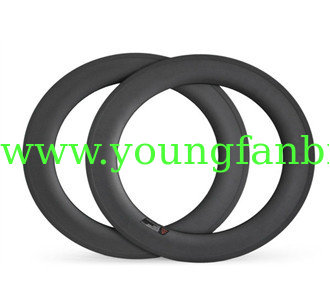 100% Hand built cheap carbon rim 3K/MATT Wheel 88mm*23mm 700c clincher road/track bike Rim