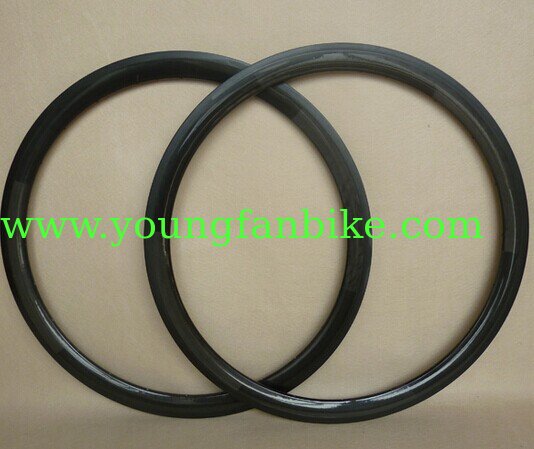 3k/matt 700c 38mm carbon rims 650C for road bike 430g 23mm wheel road bicycle 20-32holes