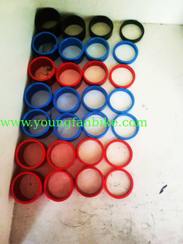 Aluminum Alloy Headset Stem Spacer MTB 28.6mm 5/10/15/20mm Fork Washer Cap For Road Bike Cycling