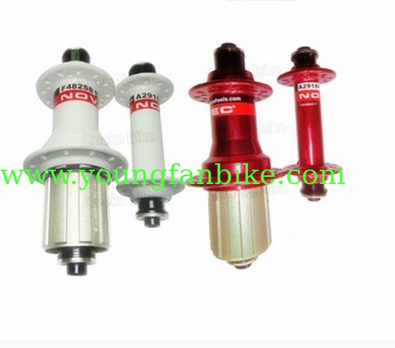 Light Novatec A291SB/F482SB aluminum hubs for road bike Shimano Cassette 20/24 holes with quick release