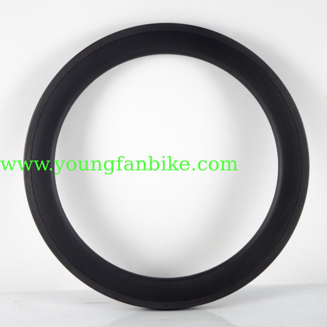 Full Carbon BMX Clincher Rim 520mm 24inch 35mm Depth 23mm Width Small Bike Wheel Basalt Braking Surface Clincher Tires R