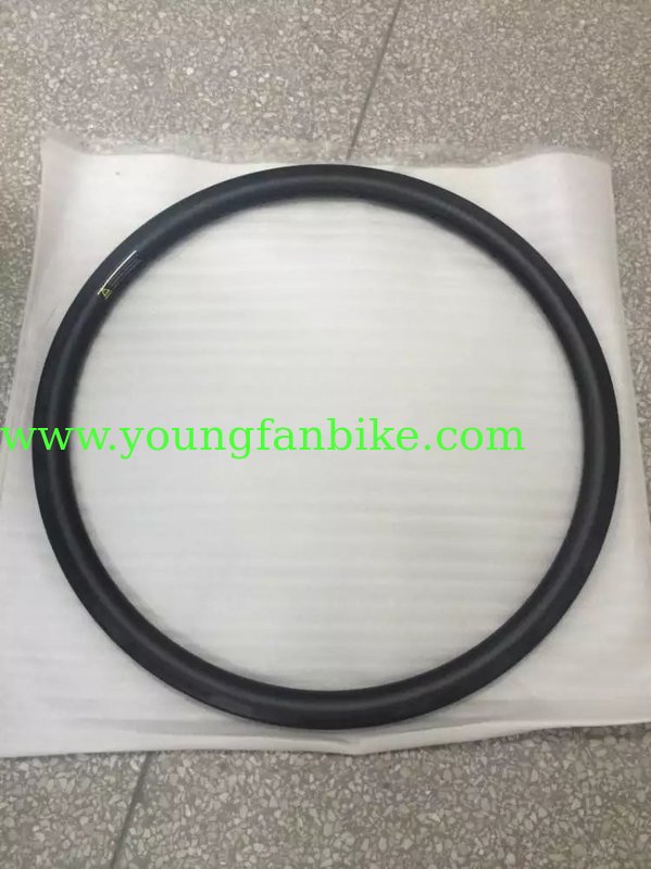 Carbon Clincher Compatible Tubuless Rims 700C 56MM 25mm Wide Road Bicycle Ruedas carbono carretera Compatible for V&Dis
