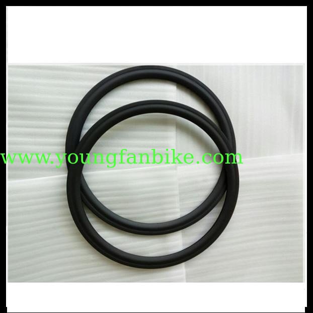 Compatible Tubuless Rims 700C 35MM 25mm Wide Road Bicycle Carbon Clincher Tubuless Rims Used for V&Disc Brake