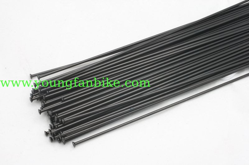 DT swiss Competition spoke 2.0/1.8 round spoke J-bend /straight pull head spokes 210-310mm black/silver color