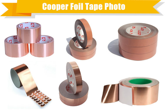 conductive copper foil adhesive tape for EMI shielding, free sample to test
