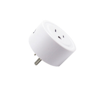 Wireless wifi mini timer function white power socket smart plug with alexa voice enabled control