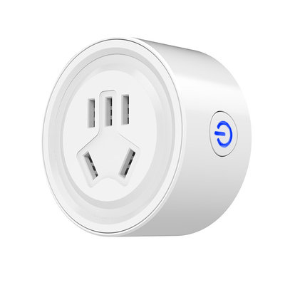 Top sale AU standard round alexa google assistant WIFI smart power plug