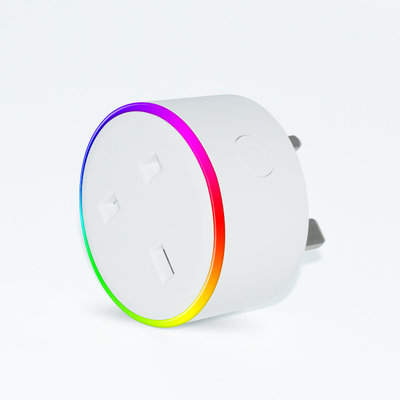 UK standard Smart WIFI Plug with night lighting APP iOS and Android